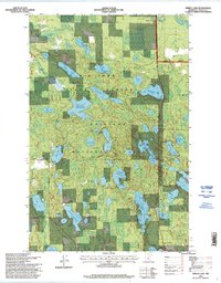 1996 Map of Spring Lake, Itasca County, MN — High-Res | Pastmaps